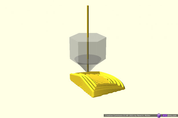 3D Printing: 90° Overhangs without Support Structure with Non-Planar ...