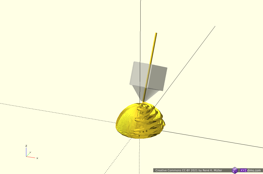3d Printing Non Planar Slicing With Planar Slicer Xyz Dims