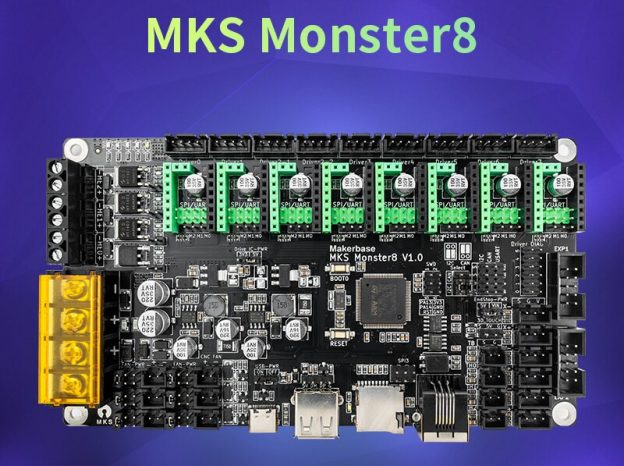 Misc: MKS Monster8 Board Configuration with Marlin for Ashtar K & C ...