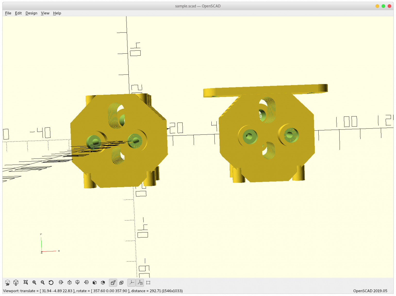 3D Design: Parametric Mixing FDM Hotend with Metal Printing | XYZ dims