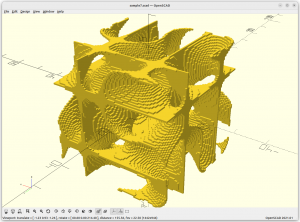 3D Printing: Parametric Generative 3D Infill Geometries | XYZ dims