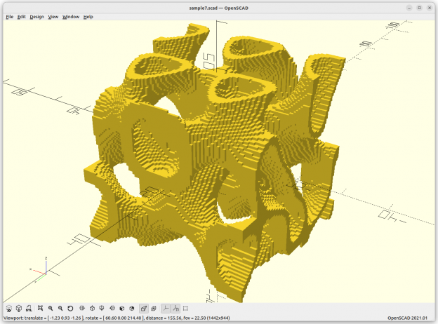 3D Printing: Parametric Generative 3D Infill Geometries | XYZ dims