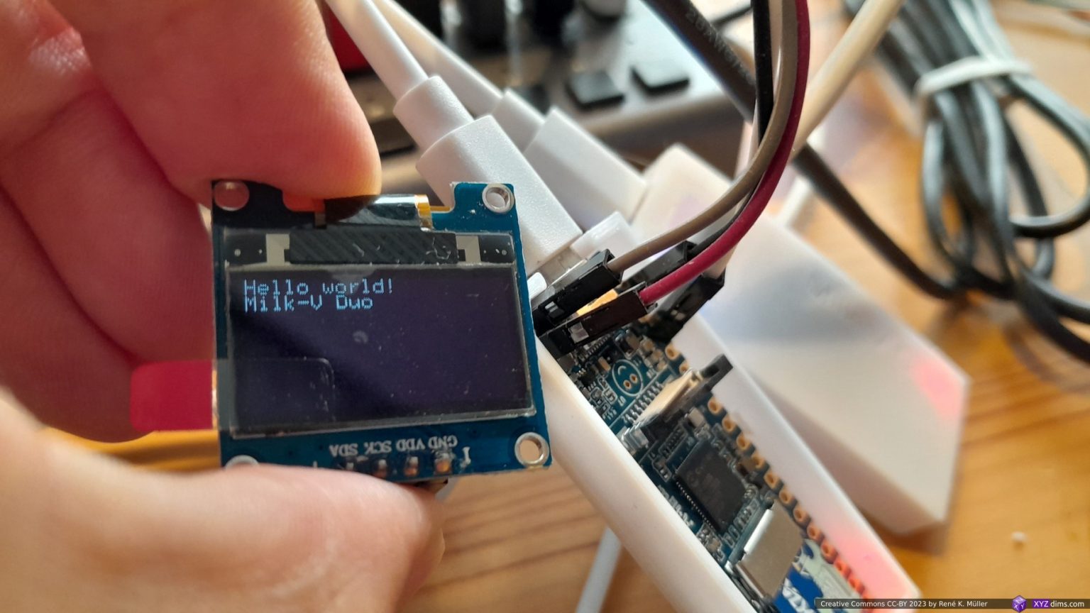 IoT: Milk-V Duo (RISC-V) eSBC running Linux | XYZ dims